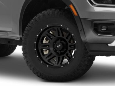 Pro Comp Wheels Ranger 05 Series Torq Matte Black 6-Lug Wheel; 17x9 ...