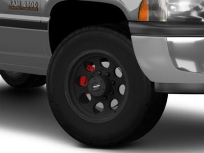 Pro Comp Wheels RAM 2500 69 Series Vintage Flat Black 8-Lug Wheel; 17x9 ...