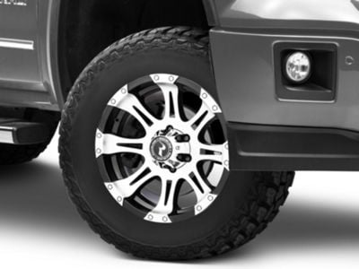 Raceline Sierra 1500 Raptor Black Machined 6-Lug Wheel; 18x9; 25mm ...