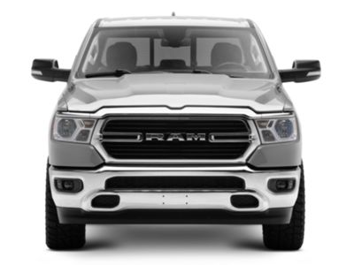 RAM 1500 Aeroskin Hood Protector; Chrome (19-25 RAM 1500, Excluding ...