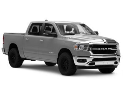 RAM 1500 Aeroskin Hood Protector; Chrome (19-25 RAM 1500, Excluding ...