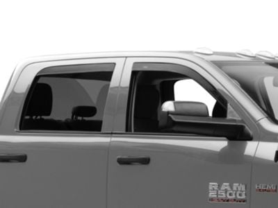 RAM 2500 Low Profile Ventvisor Window Deflectors; Front and Rear; Dark ...