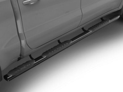 RedRock Silverado 1500 5-Inch Oval Bent Wheel to Wheel Side Step Bars ...