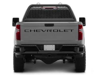 RedRock Silverado 2500 HD Headache Rack; Textured Black T587035 (07-25 ...