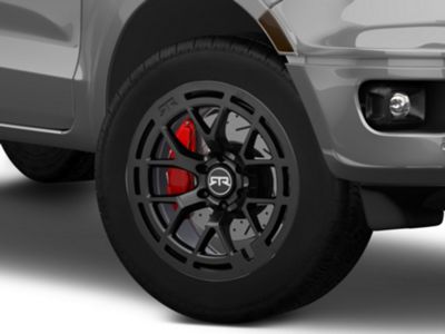 RTR Ranger Tech 6 Satin Black 6-Lug Wheel; 20x9; 25mm Offset A250707 ...