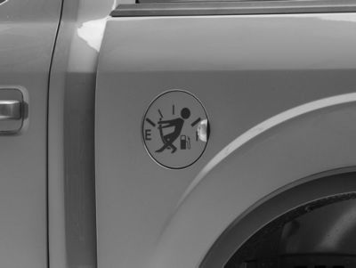 SEC10 F-150 Gas Guy Decal; Black T576315 (Universal; Some Adaptation ...