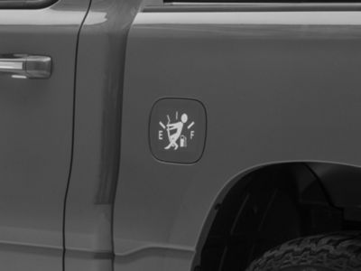 SEC10 RAM 1500 Gas Guy Decal; White T576314 (Universal; Some Adaptation ...