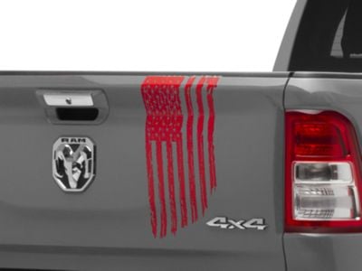 SEC10 RAM 1500 Red Hood Decal R105416 (09-18 RAM 1500)