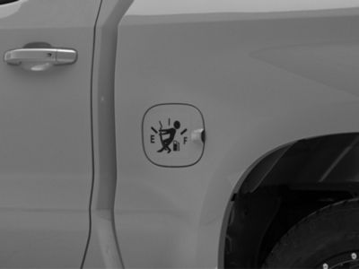 SEC10 Silverado 1500 Gas Guy Decal; Black T576315 (Universal; Some ...