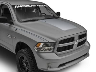SEC10 RAM 1500 Silver Hood Decal R105414 (09-18 RAM 1500)