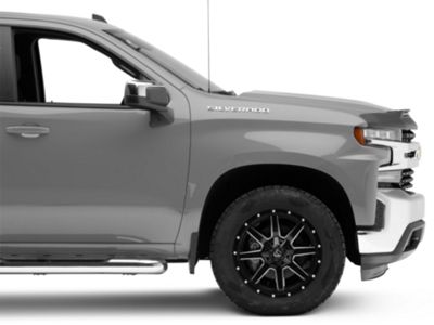 Silverado 1500 Aeroskin LightShield Hood Protector; Black (19-25 ...