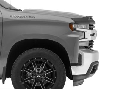 Silverado 1500 Aeroskin LightShield Pro Hood Protector; Black (19-25 ...