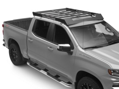 Go Rhino Silverado 1500 Ceros Low Profile Roof Rack; Textured Black ...