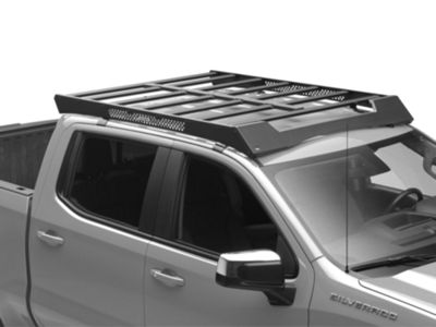 Go Rhino Silverado 1500 Ceros Low Profile Roof Rack; Textured Black ...