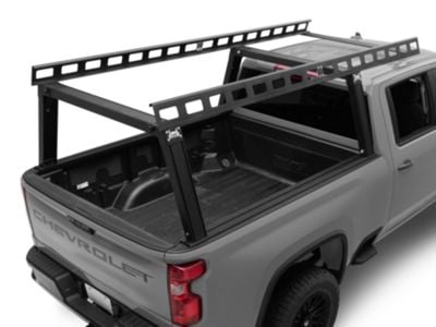 Silverado 2500 Base K2 Over Cab Rack; Black (07-26 Silverado 2500 HD w ...