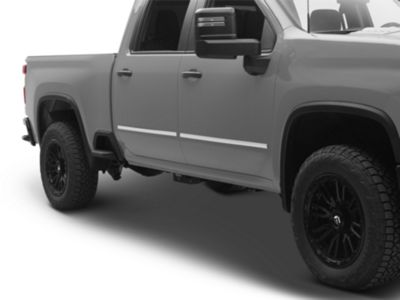 Silverado 2500 Body Side Moldings; Chrome (15-26 Silverado 2500 HD ...