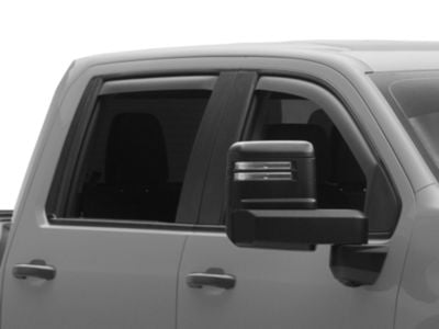 EGR Silverado 2500 In-Channel Window Visors; Front and Rear; Matte ...