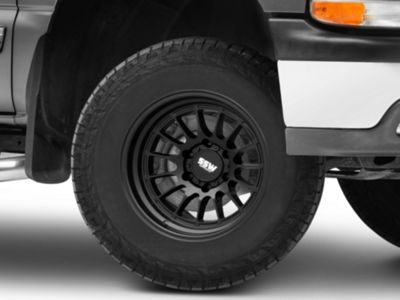 SSW Off-Road Wheels Silverado 1500 Dakar Matte Black 6-Lug Wheel; 17x9 ...