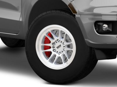 SSW Off-Road Wheels Ranger Raptor Machined Silver 6-Lug Wheel; 17x9 ...
