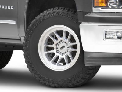 SSW Off-Road Wheels Silverado 1500 Raptor Machined Silver 6-Lug Wheel ...