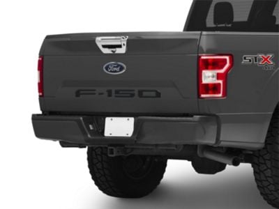F-150 Tailgate Insert Letters; Matte Black (18-20 F-150 w/o Tailgate ...