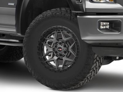 Vortek Off-Road F-150 VRT-603 Matte Titanium with Black Bead Ring 6-Lug ...