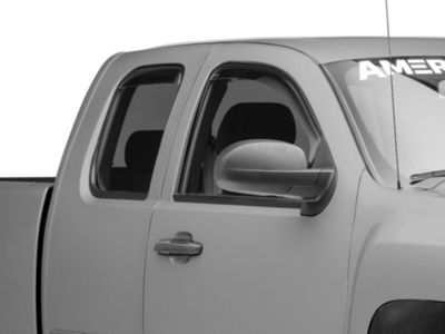Weathertech Silverado Stone & Bug Deflector - Dark Smoke 50161 (07-13 ...