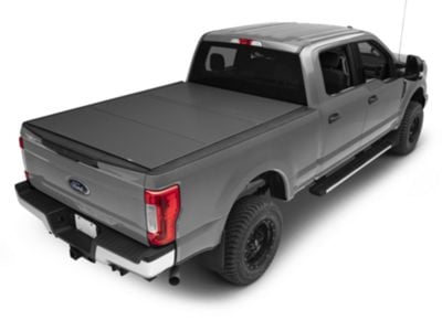 Weathertech F-250 Super Duty AlloyCover Hard Tri-Fold Tonneau Cover ...