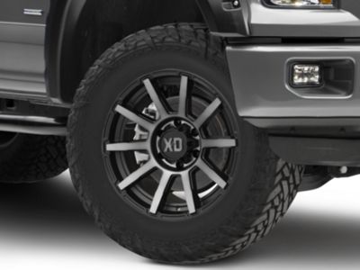 XD F-150 Outbreak Satin Black with Gray Tint 6-Lug Wheel; 20x9; 18mm ...